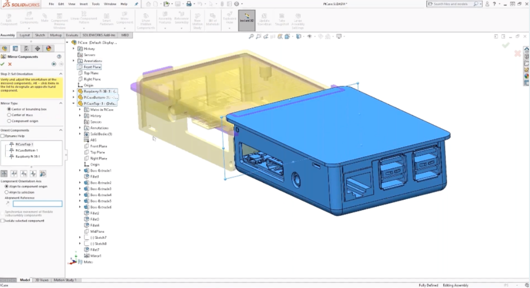 SOLIDWORKS TECH TIP – SOLIDWORKS Mirror Feature – CATSOLUTIONS